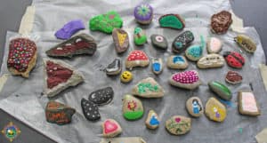 How to Create Painted Rocks to Hide while Camping