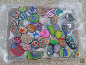 How to Create Painted Rocks to Hide while Camping