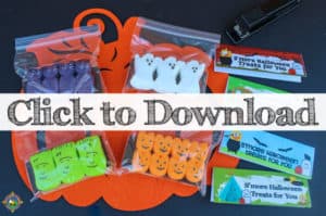 Halloween Peeps S'mores Kit Free Download Printable