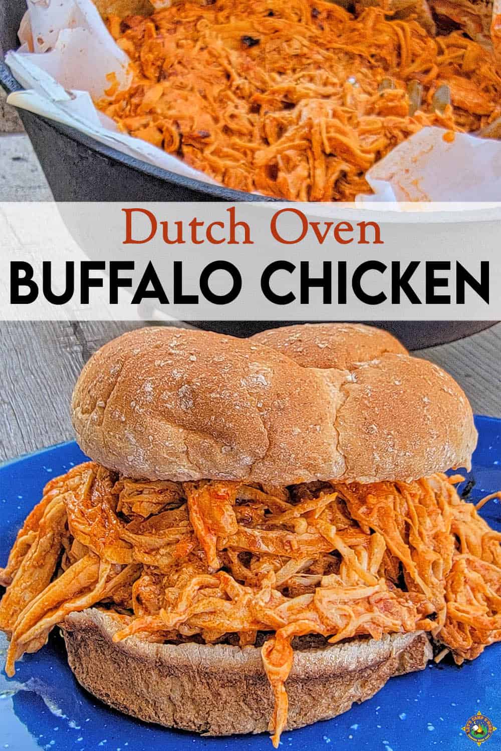 Dutch Oven Buffalo Wing Chicken Recipe : Let's Camp S'more™
