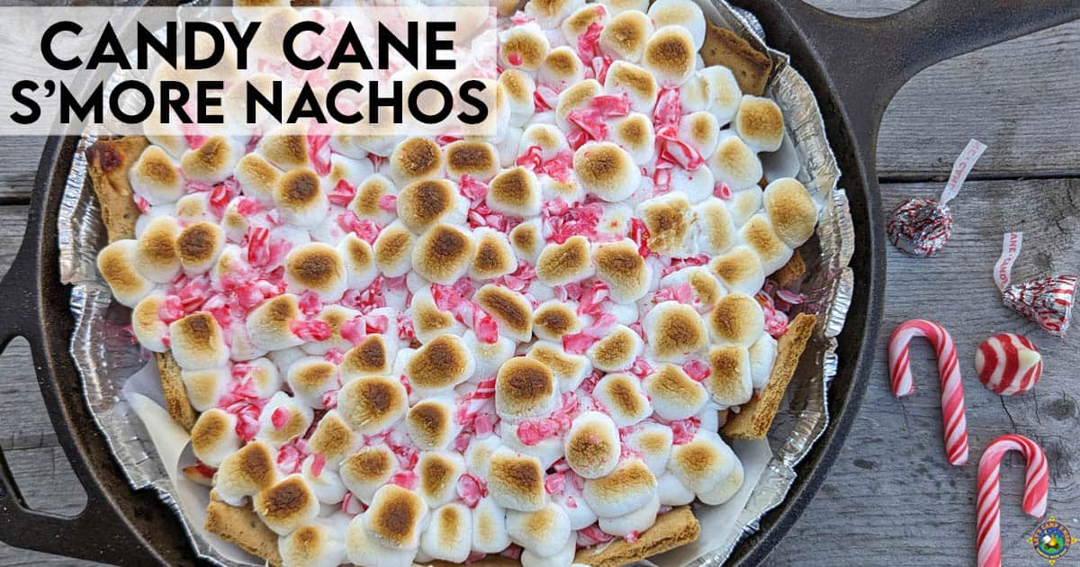 Candy Cane S'more Nachos Recipe